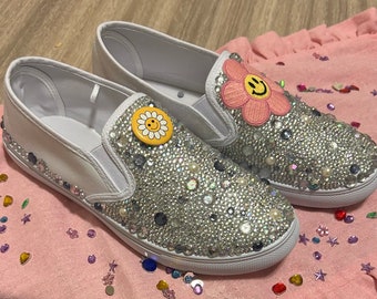 Custom Shoes, Rhinestone Shoes, Bling Shoes Bling Kicks Rhinestones ...