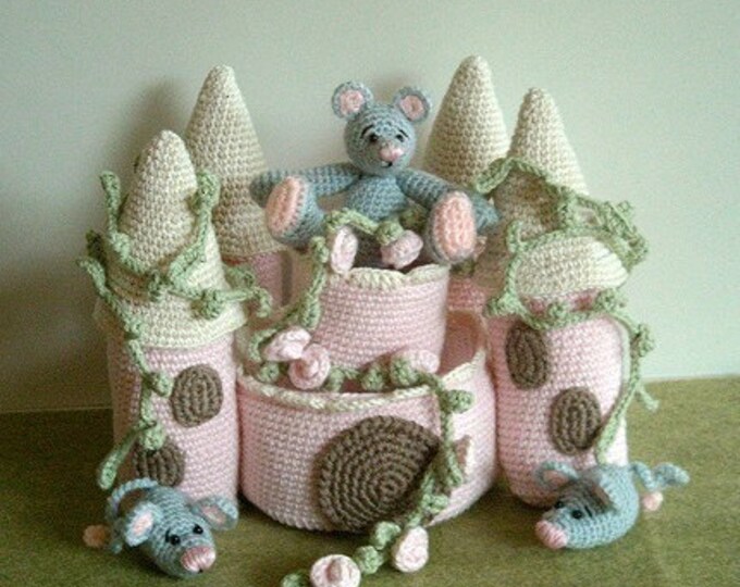 PDF Crochet Pattern Mice Castle. Availble in English or - Etsy