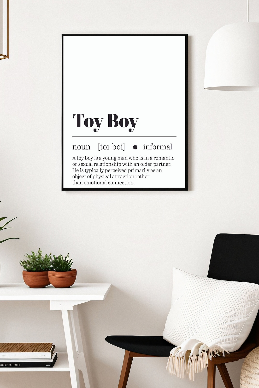 Toyboy Gay Slang Dictionary Definition Digital Poster LGBTQ Wall Art ...