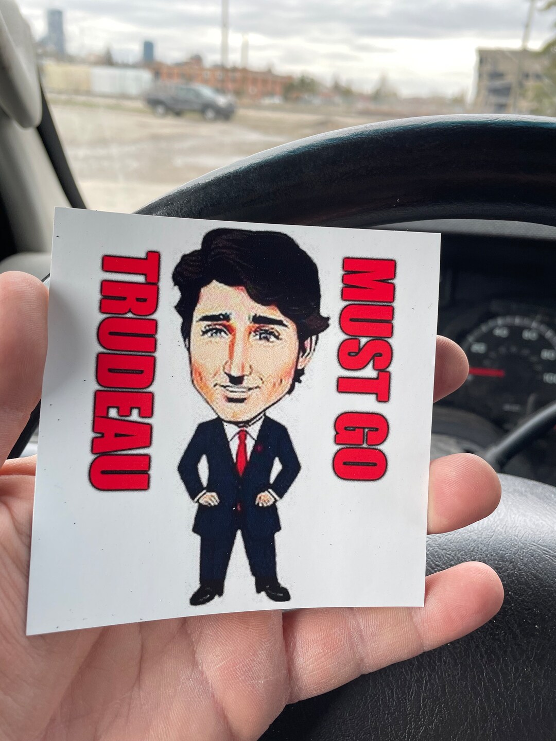 Stickers,canadian,trudeau,trudeau Must Go, Canada, 1-7.99, 2-13.99, 3 ...