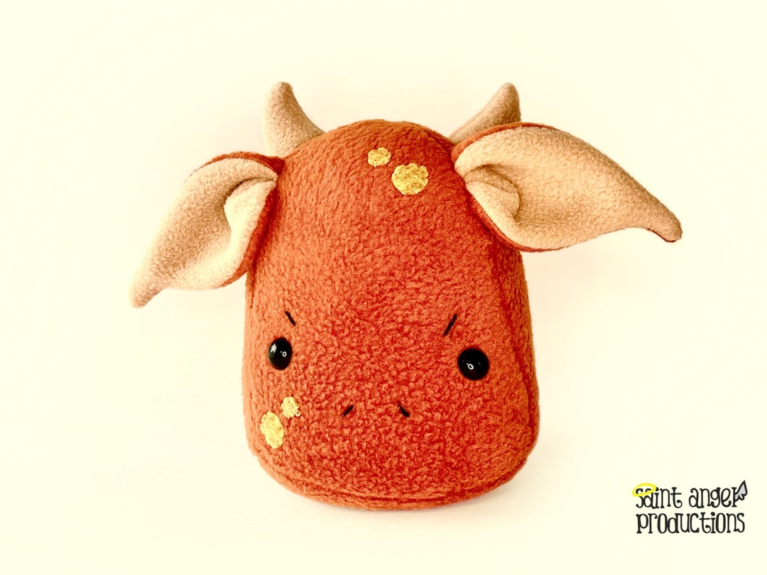 Impish Demon Monster Plushie, Stuffed Underworld Halloween Plush Decor ...