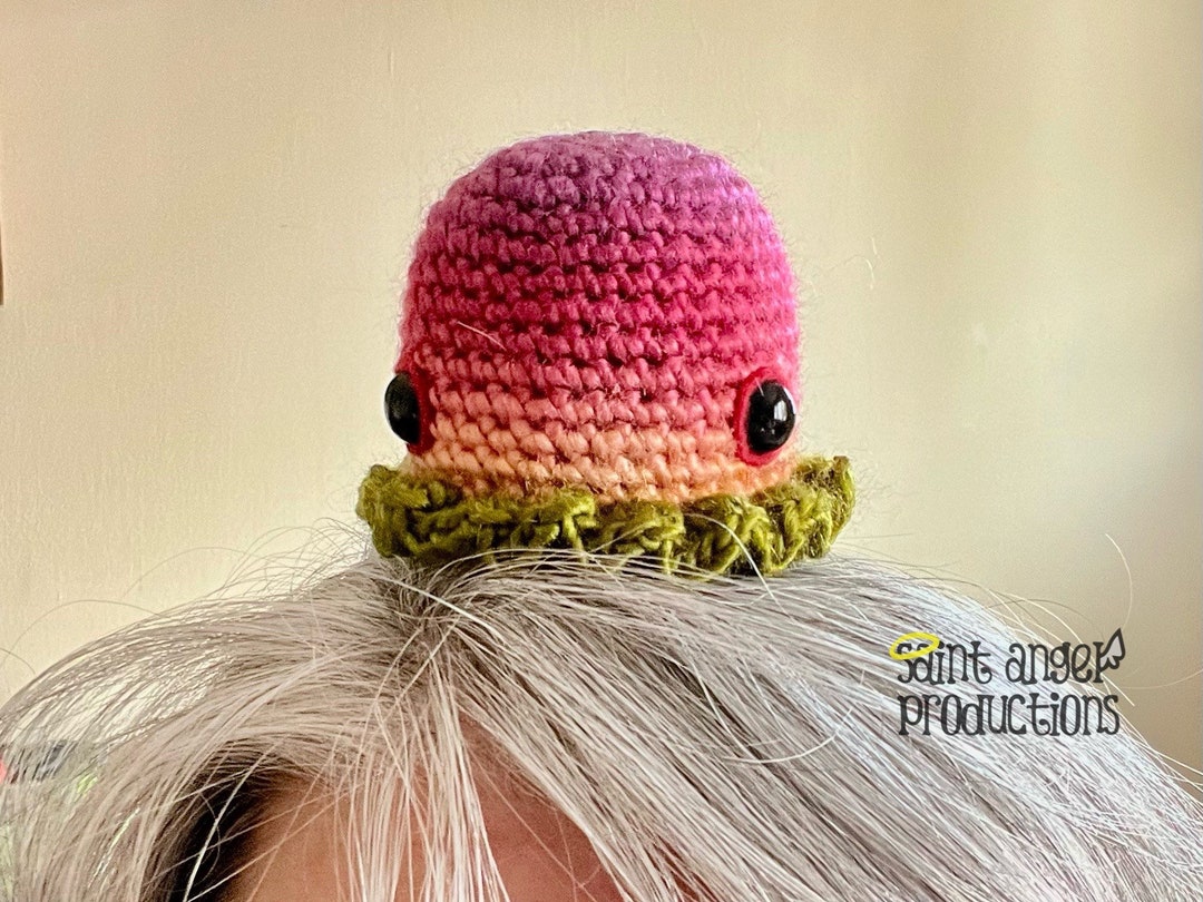GOOBS, Crocheted Slime Ghost Plushie, Plush, Soft, Weird Amigurumi ...