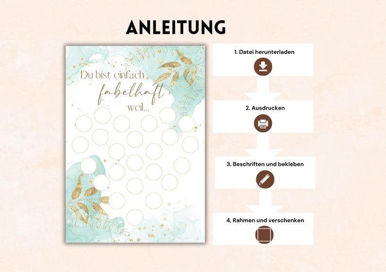 DIY Scratch-off Advent Calendar to Print | Advent Calendar PDF | Make ...