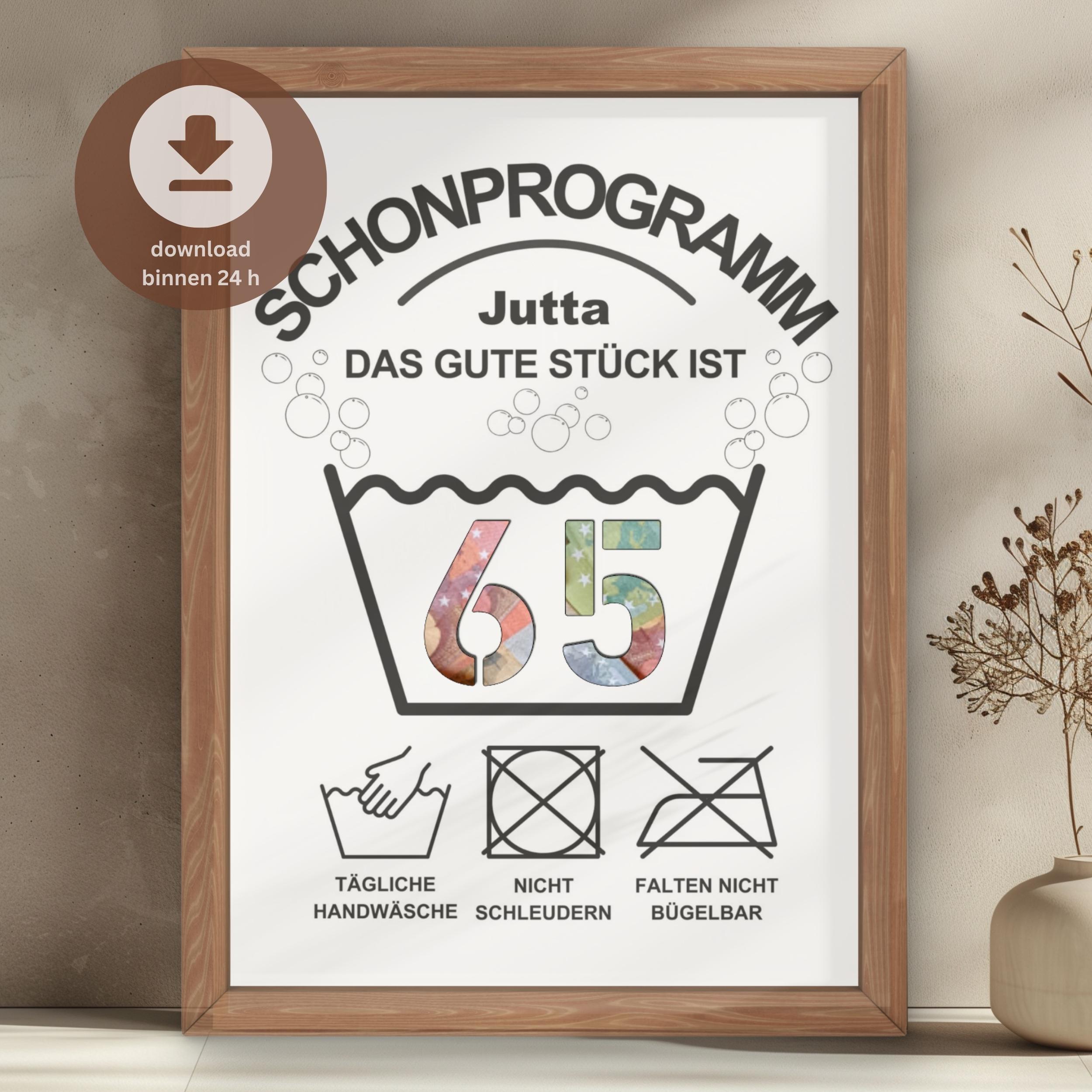 Geldgeschenk 65 Geburtstag Frau