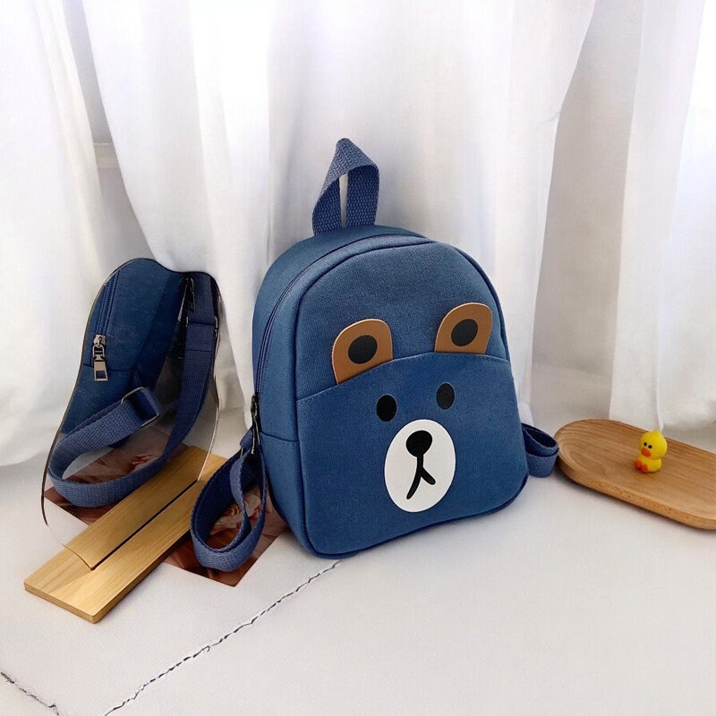 Cute Bear Themed Mini Backpack, Small Travel Bag for Kids, Animal ...