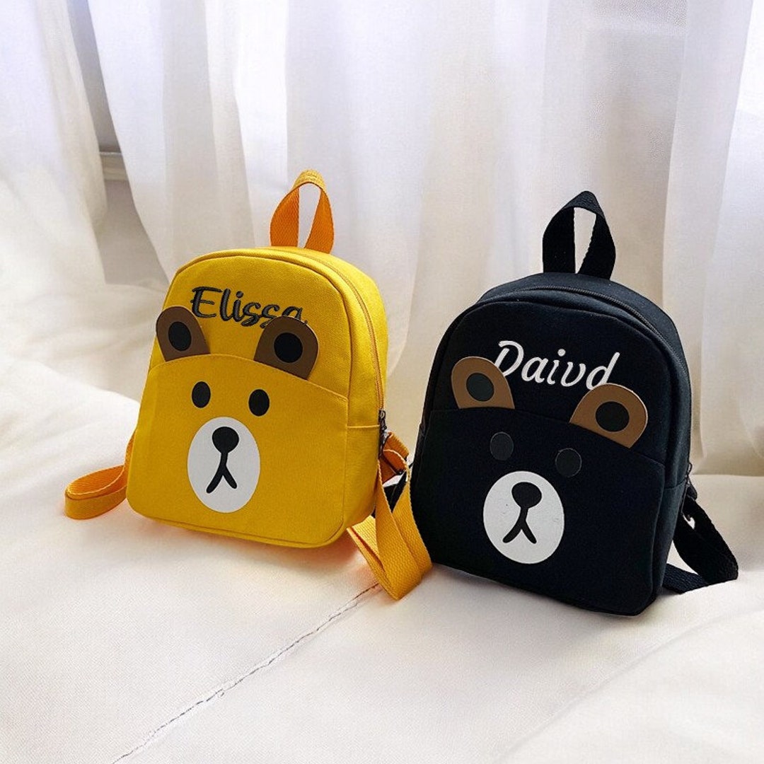 Cute Bear Themed Mini Backpack, Small Travel Bag for Kids, Animal ...