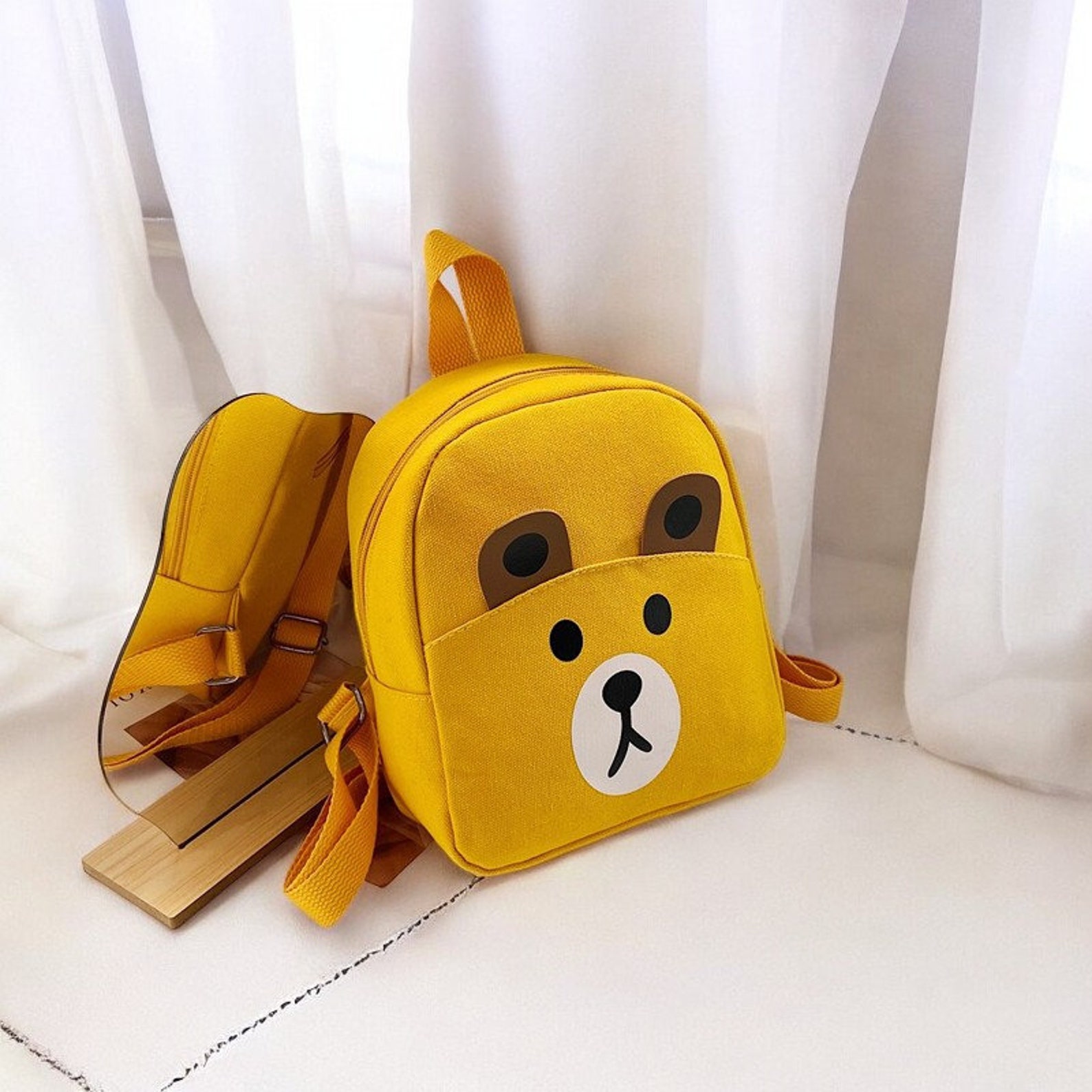 Cute Bear Themed Mini Backpack, Small Travel Bag for Kids, Animal ...