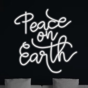Large Led Peace Sign - Etsy