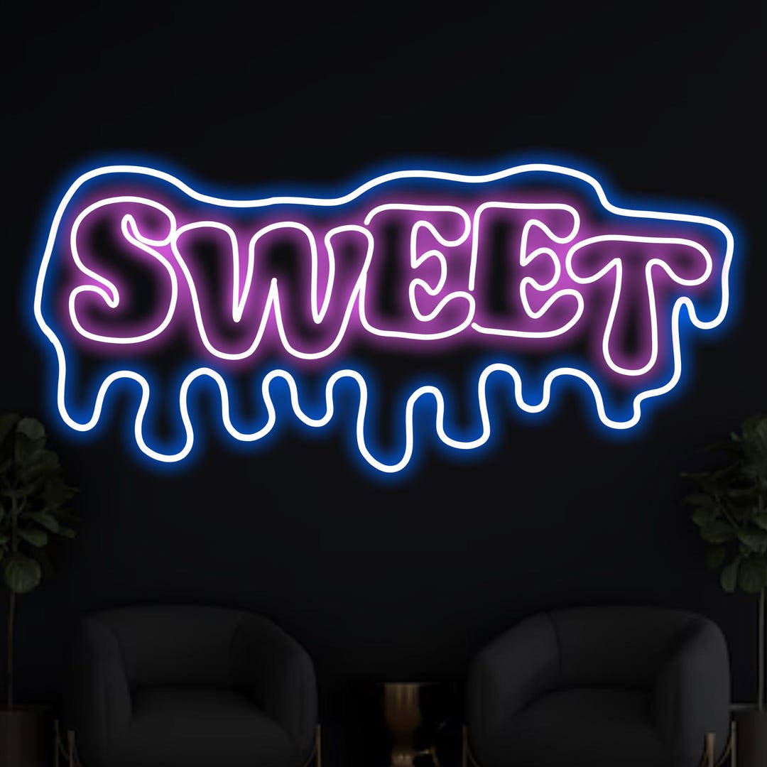 Custom Sweet Shop Neon Sign, Candy Store Deco, Sweet Sign for Shop ...