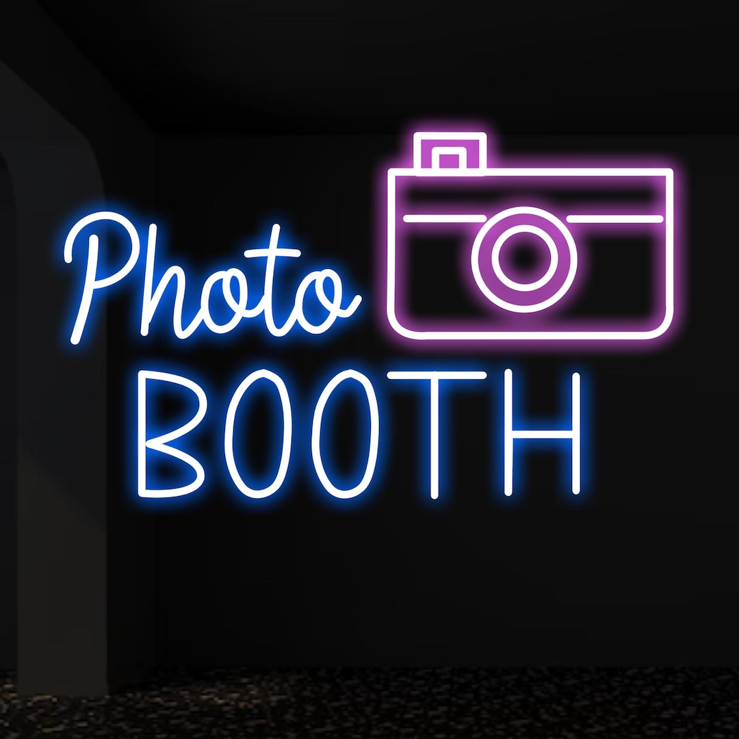 Photobooth Neon Sign, Photo Studio Sign, Custom Led Neon Light Sign ...