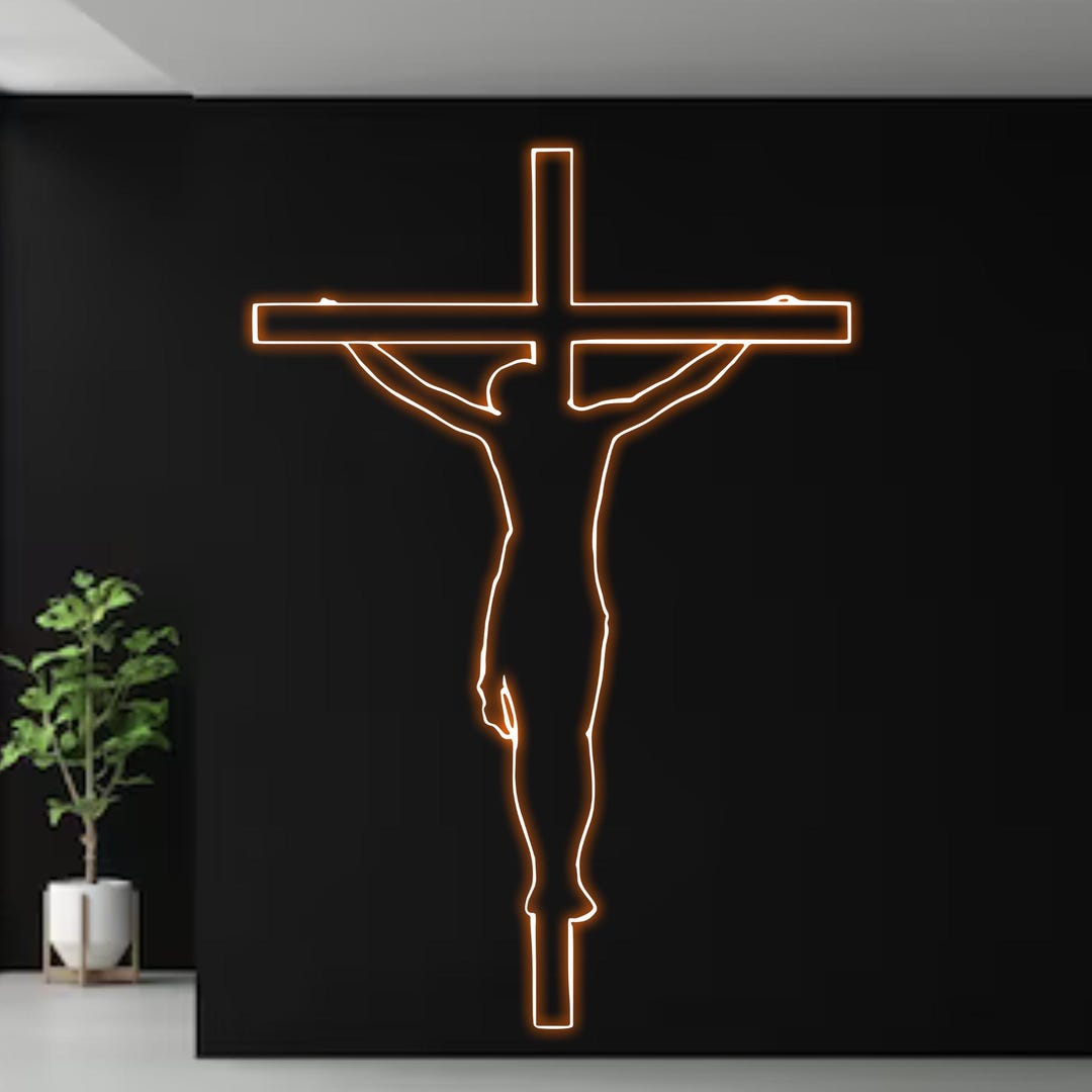 Free Delivery Christian Jesus Neon Sign, Holy Night Led Sign, Merry ...