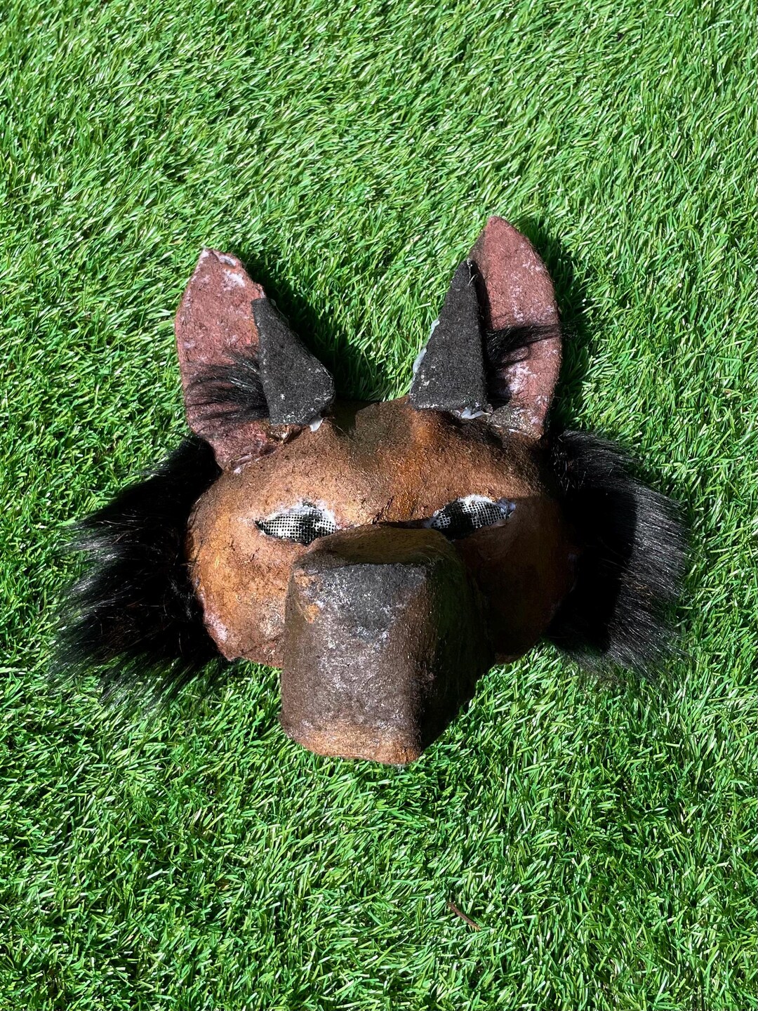 Brown Therian Dog Mask - Etsy