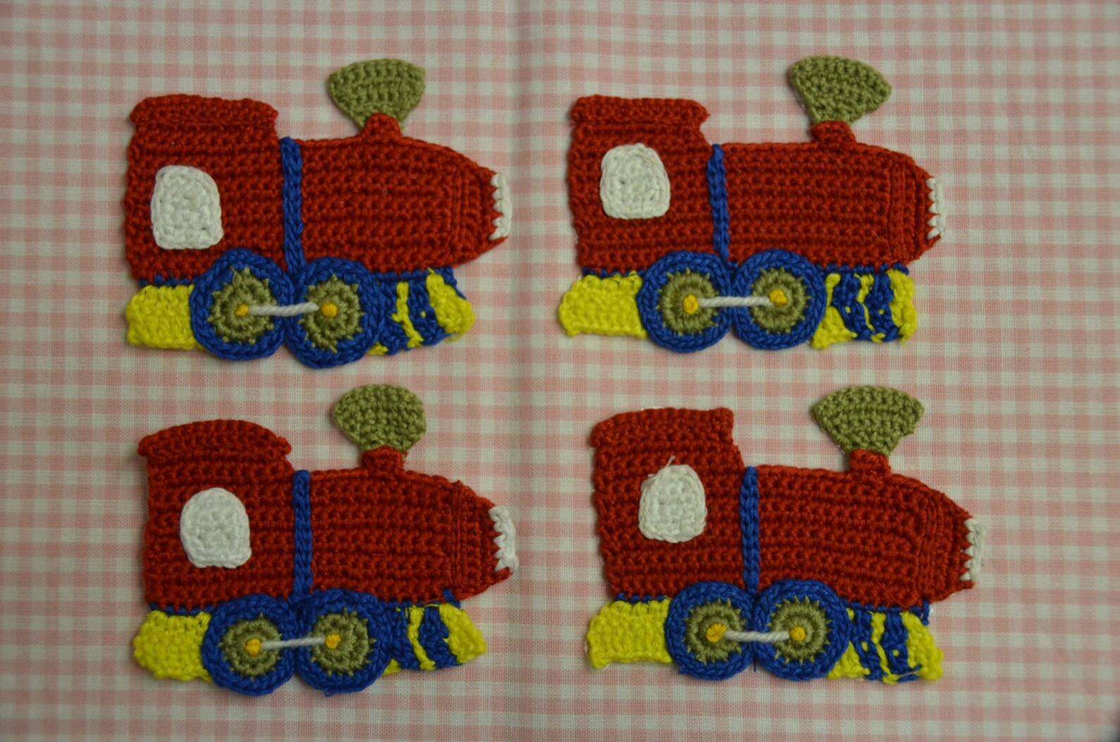 Handmade Crochet Train--red (CT403) - Etsy