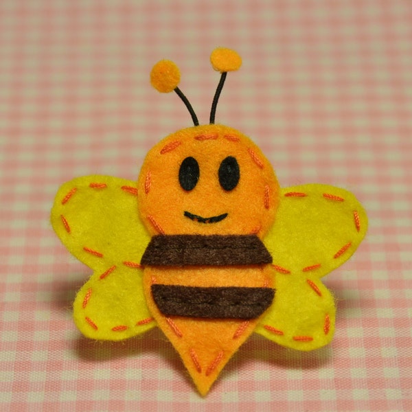 Felt Bee - Etsy