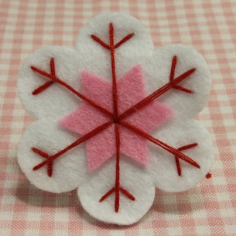 Felt Snowflake - Etsy
