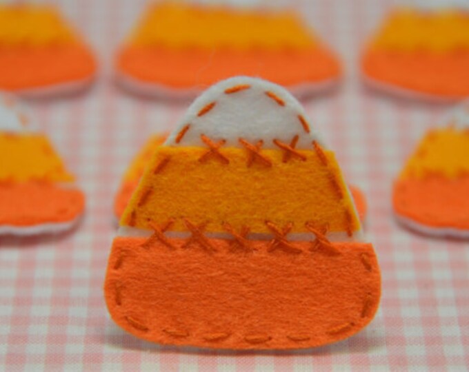 Set of 6pcs Handmade Felt Candy Cornpumpkin FT904 - Etsy