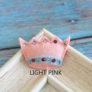 New! Handmade Puffy Felt Crown With Swarovski Crystal (FT631) - Etsy
