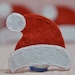 Set of 6pcs Handmade Felt Santa Hat (FT935) - Etsy