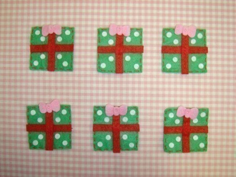 Set of 6pcs Handmade Felt Gift Box FT858 - Etsy