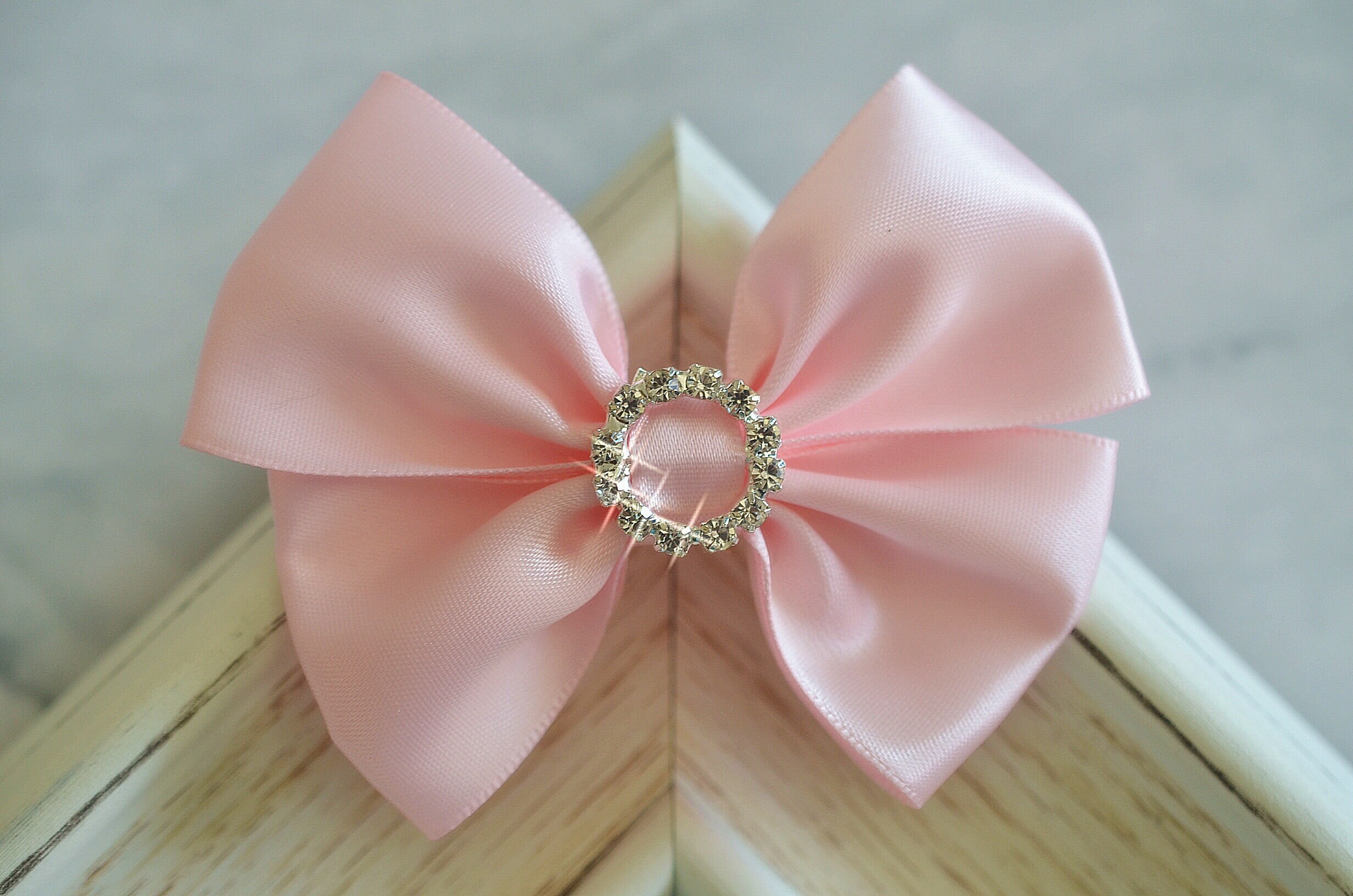 NEW! Set of 2pcs Handmade Satin Bows--pink (GR1162) - Etsy