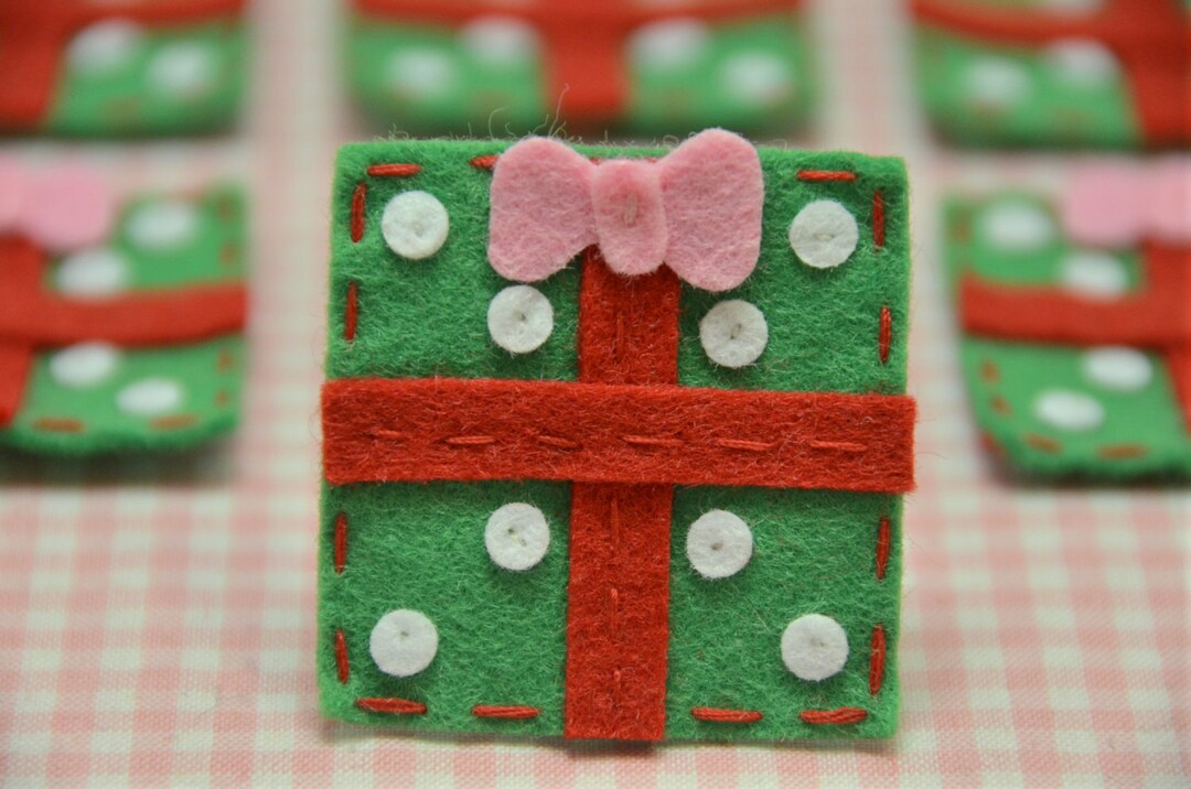Set of 6pcs Handmade Felt Gift Box (FT858) - Etsy