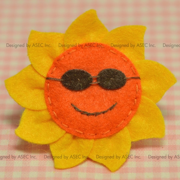 Felt Sun - Etsy