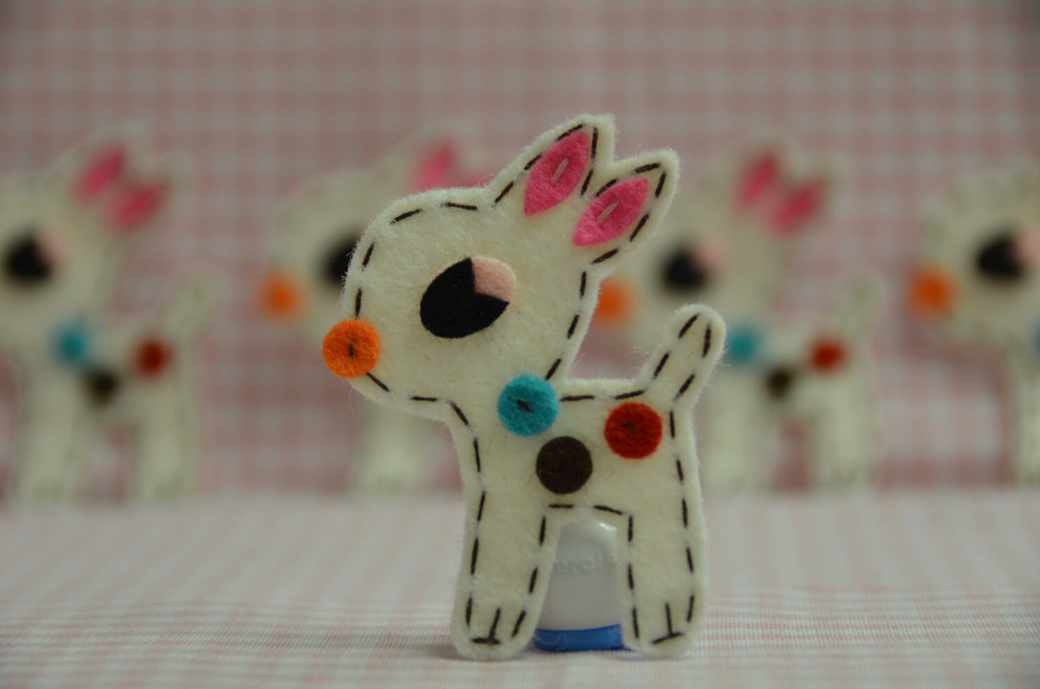 Set of 6pcs Handmade Felt Deerivory FT885 | Etsy