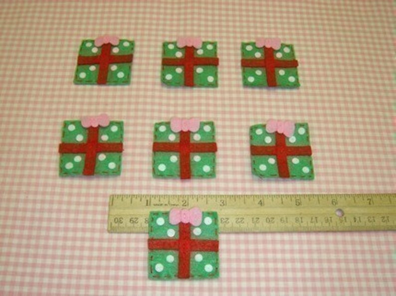 Set of 6pcs Handmade Felt Gift Box FT858 - Etsy