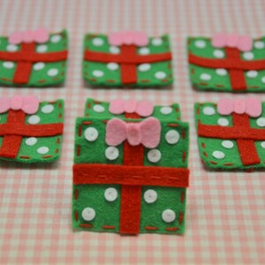 Set of 6pcs Handmade Felt Gift Box (FT858) - Etsy