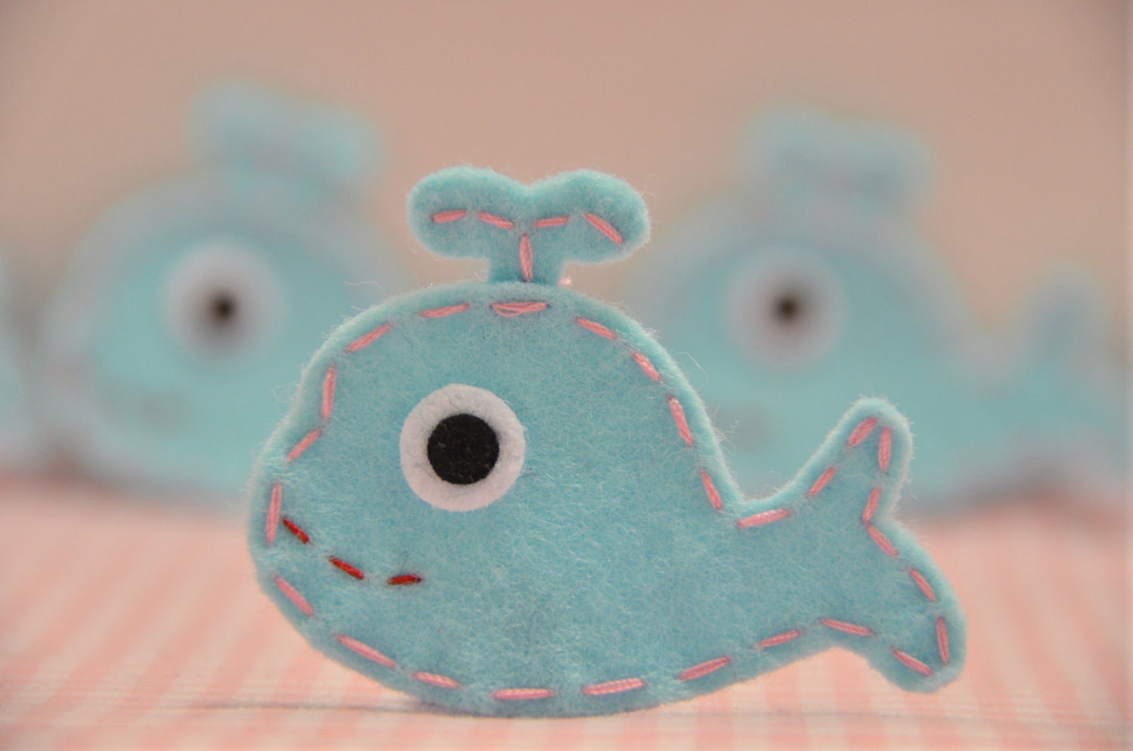 Set of 6pcs Handmade Felt Whale--blue (FT941) - Etsy