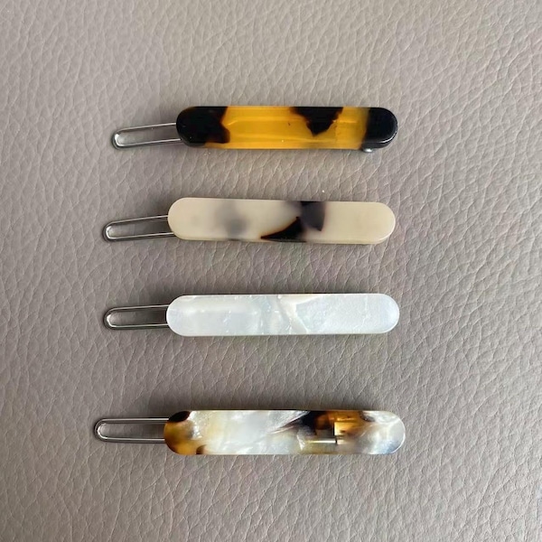 Tiny Plastic Hair Clip - Etsy