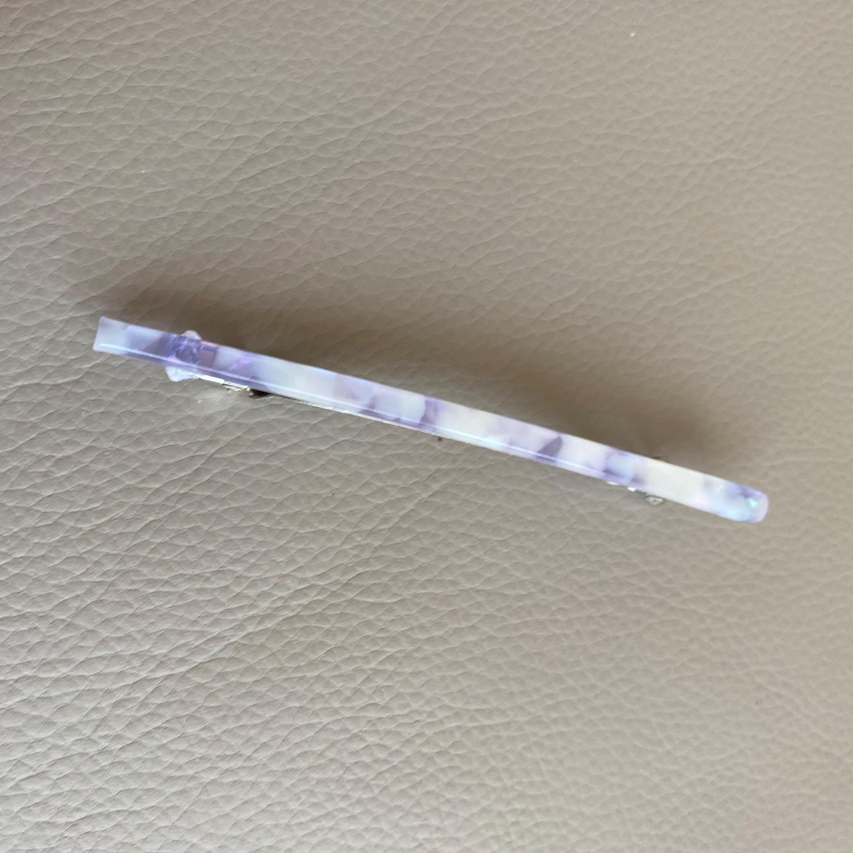 French Inspired Minimalist Long Spring Hair Clip for Mom Slim and ...