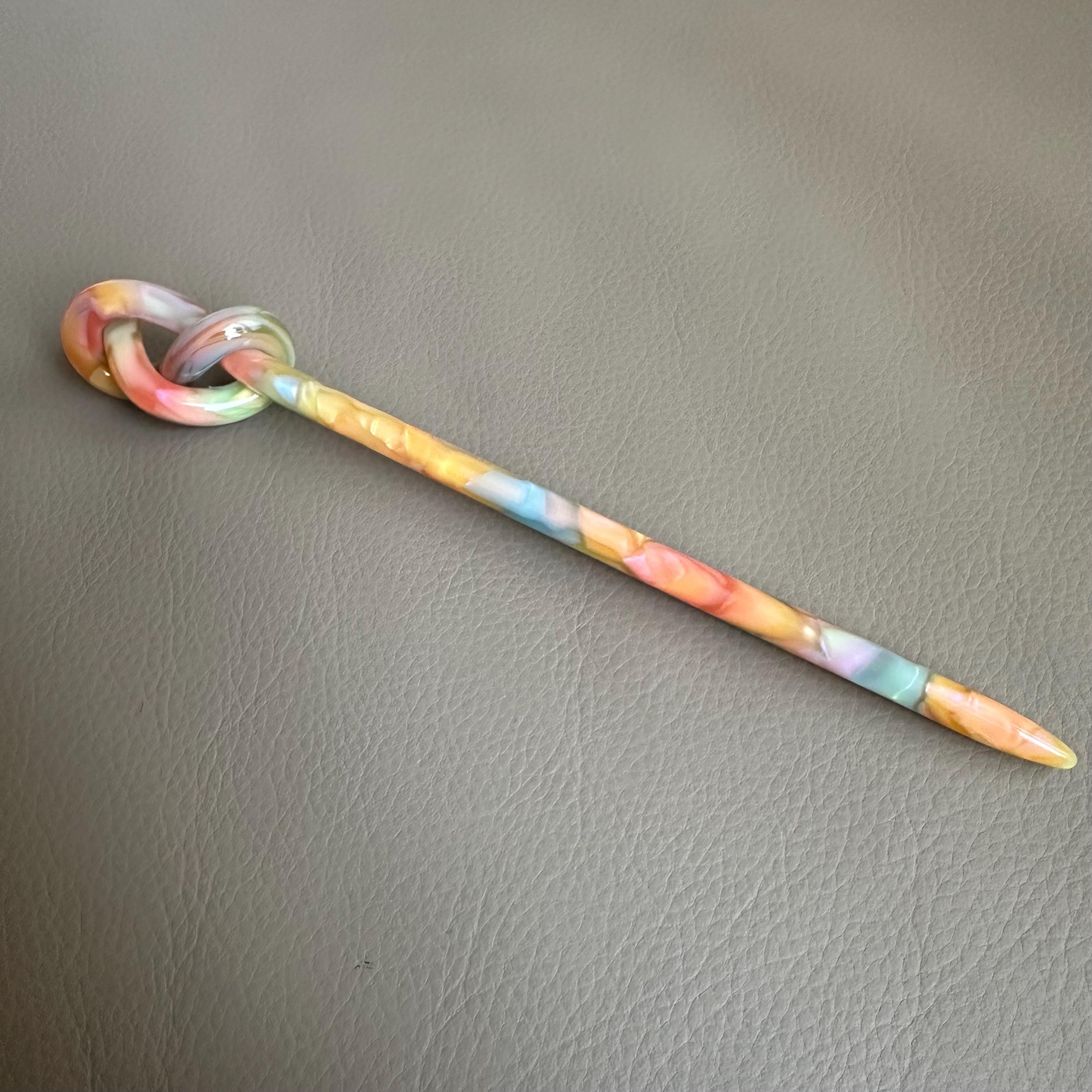 Extra Long Acetate Hair Stick for Long Hair – French & Japanese Style ...