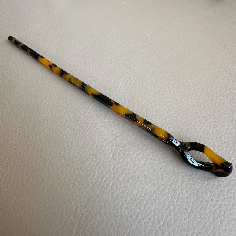 French Style Twisted Acetate Hair Stick, Modern Minimal Hair Pin for ...