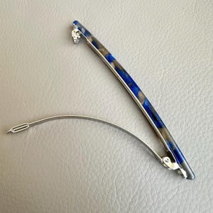 French-inspired Minimalist Long Spring Hair Clip for Women – Slim and ...