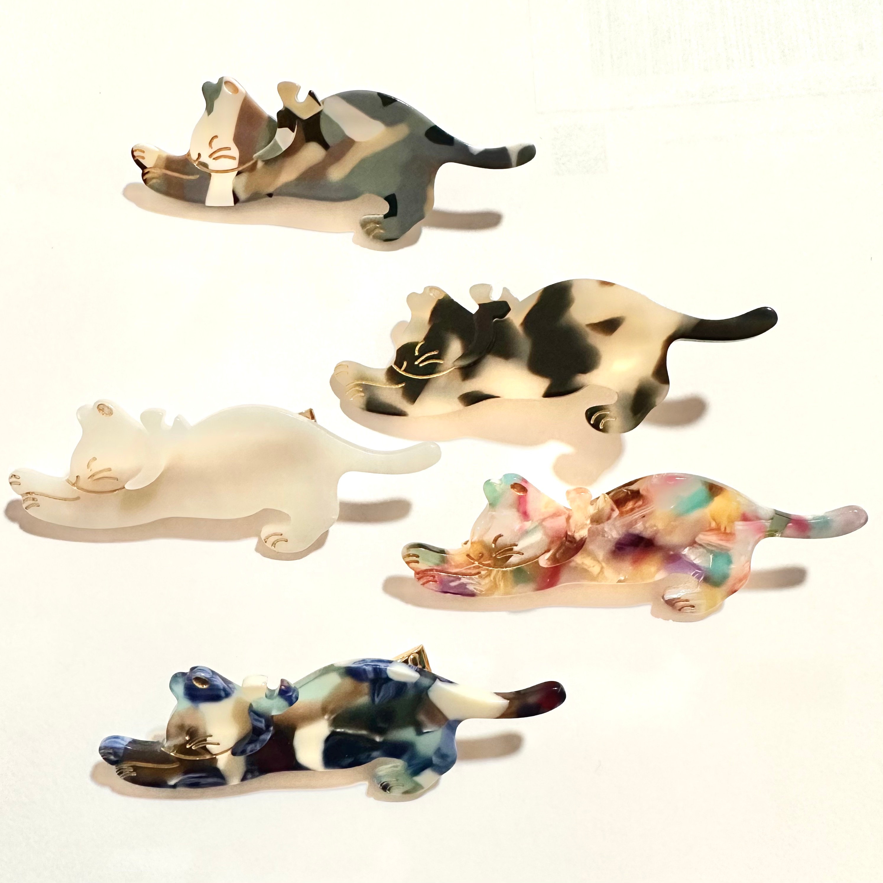 Cute Cats Hair Clips /acrylic Hair Clips/hairpin/acetate Hair Barrette ...