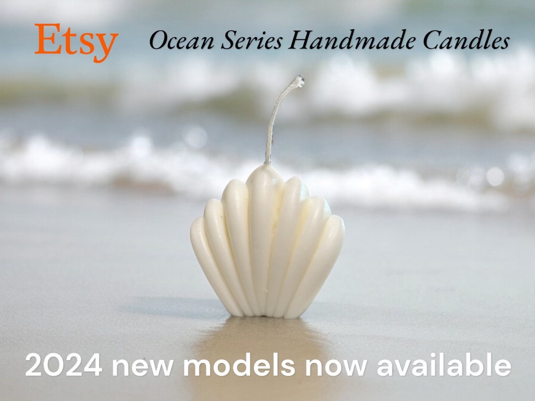 Custom Sea Shell Handmade Candle/small Shell Shaped Candle Wedding ...