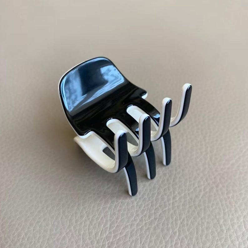 Mini Acetate Hair Claw Clip: French Minimalist, Vintage Chic, Strong ...