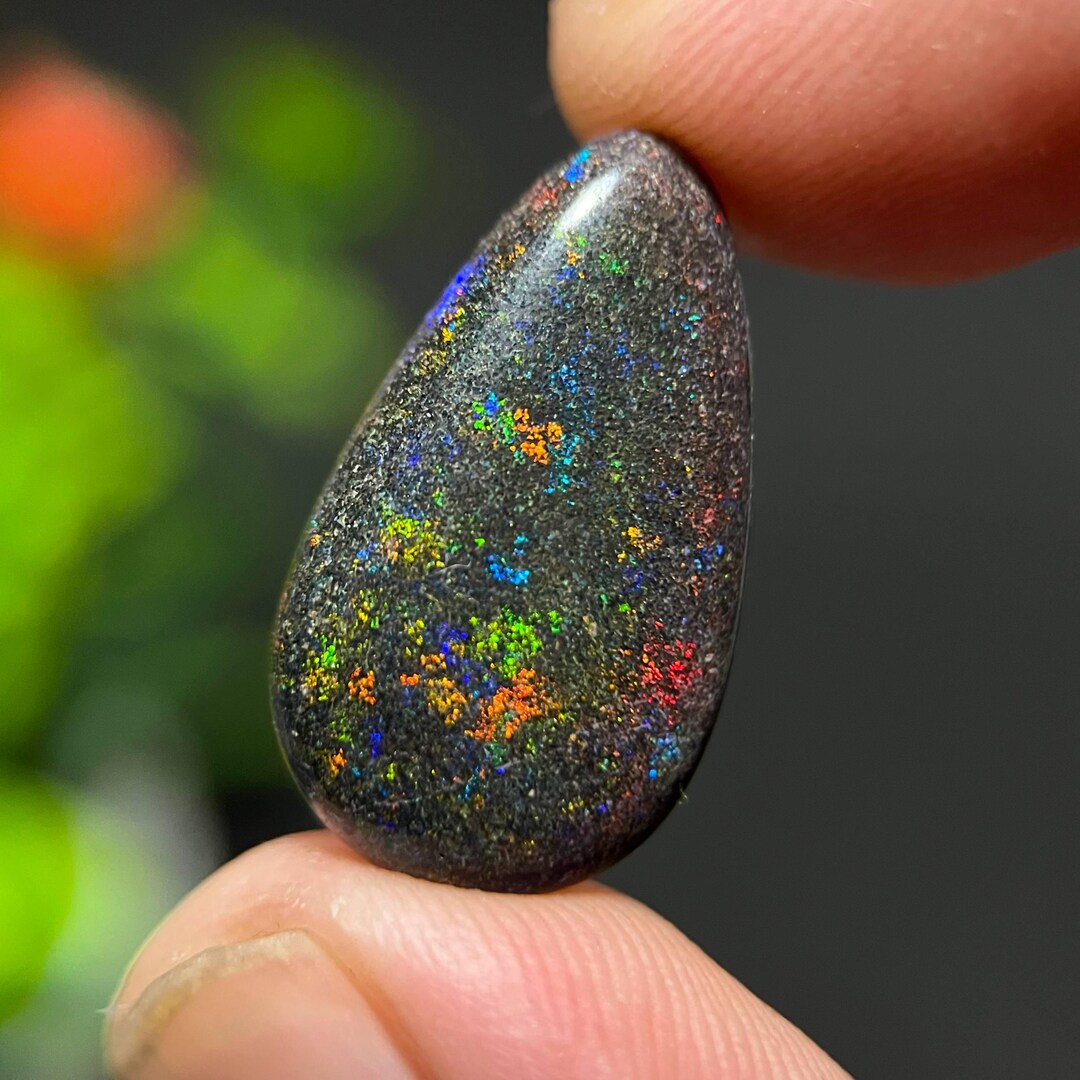 Andamooka Opal Matrix Red Multicolour 9.05cts - Etsy