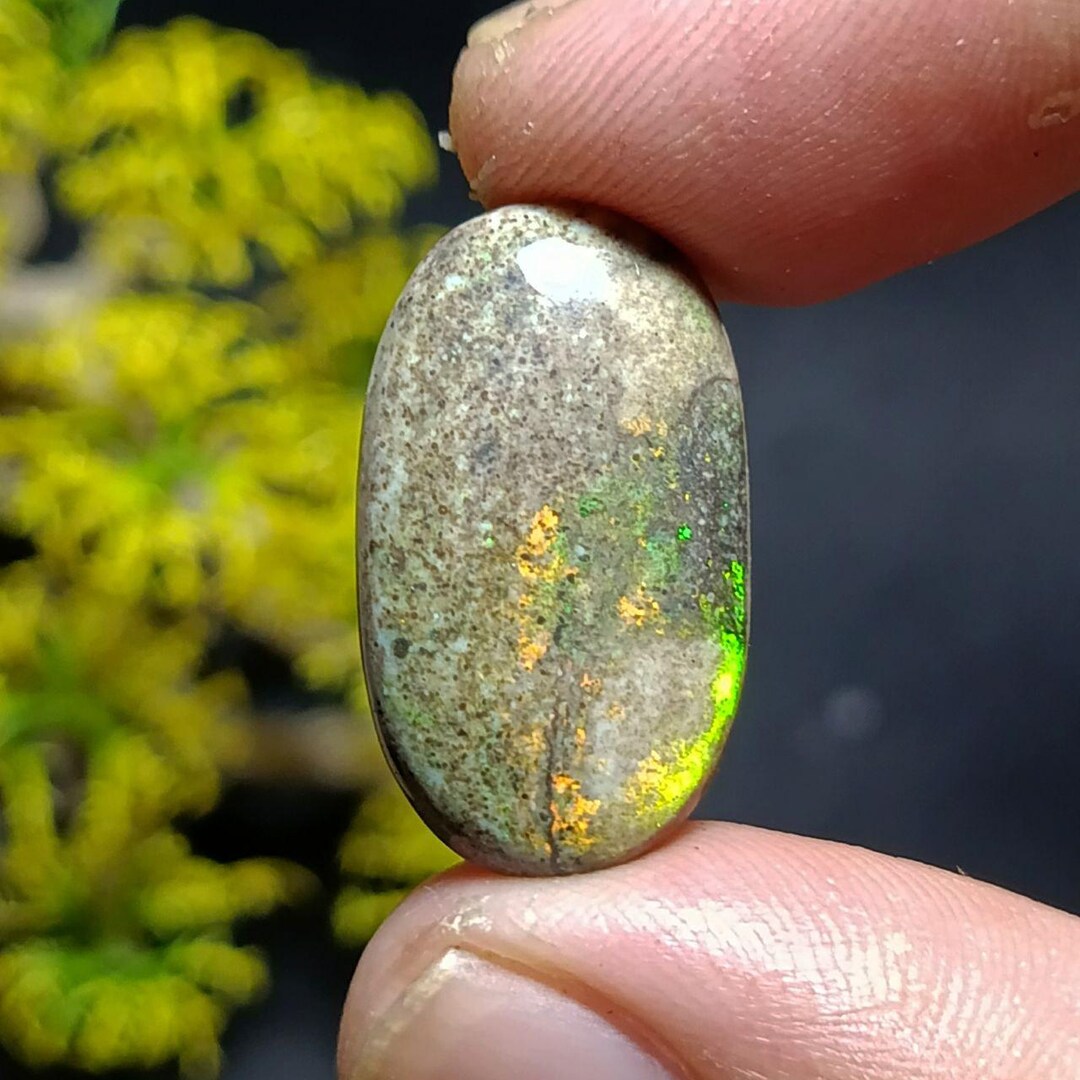 15.30ct Andamooka Hardmatrix Yellow Color Flash - Etsy