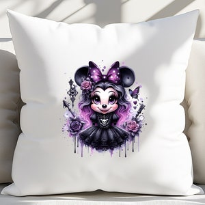 5 PNG Gothic Minnie PNG Dark Mouse Princess Design Splash and ...