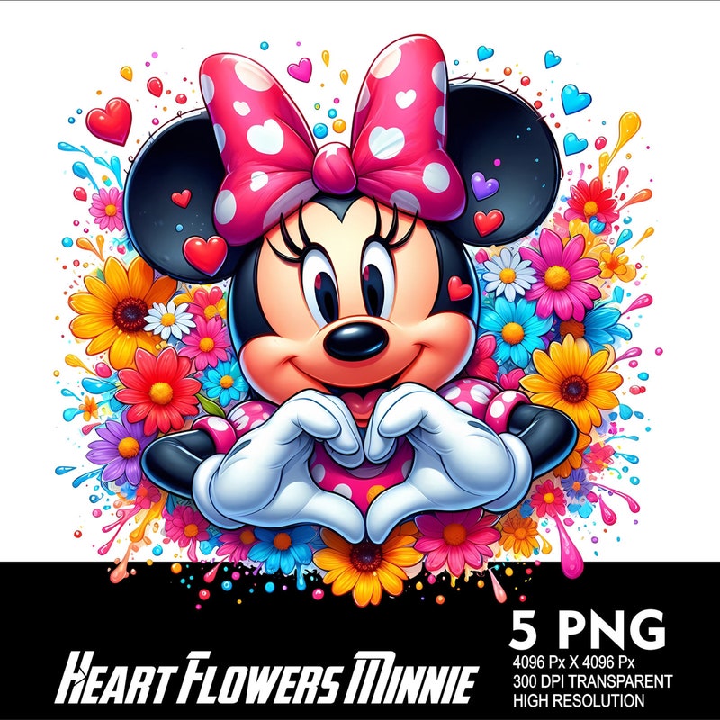 Mini Mouse Flower Shirt - Etsy