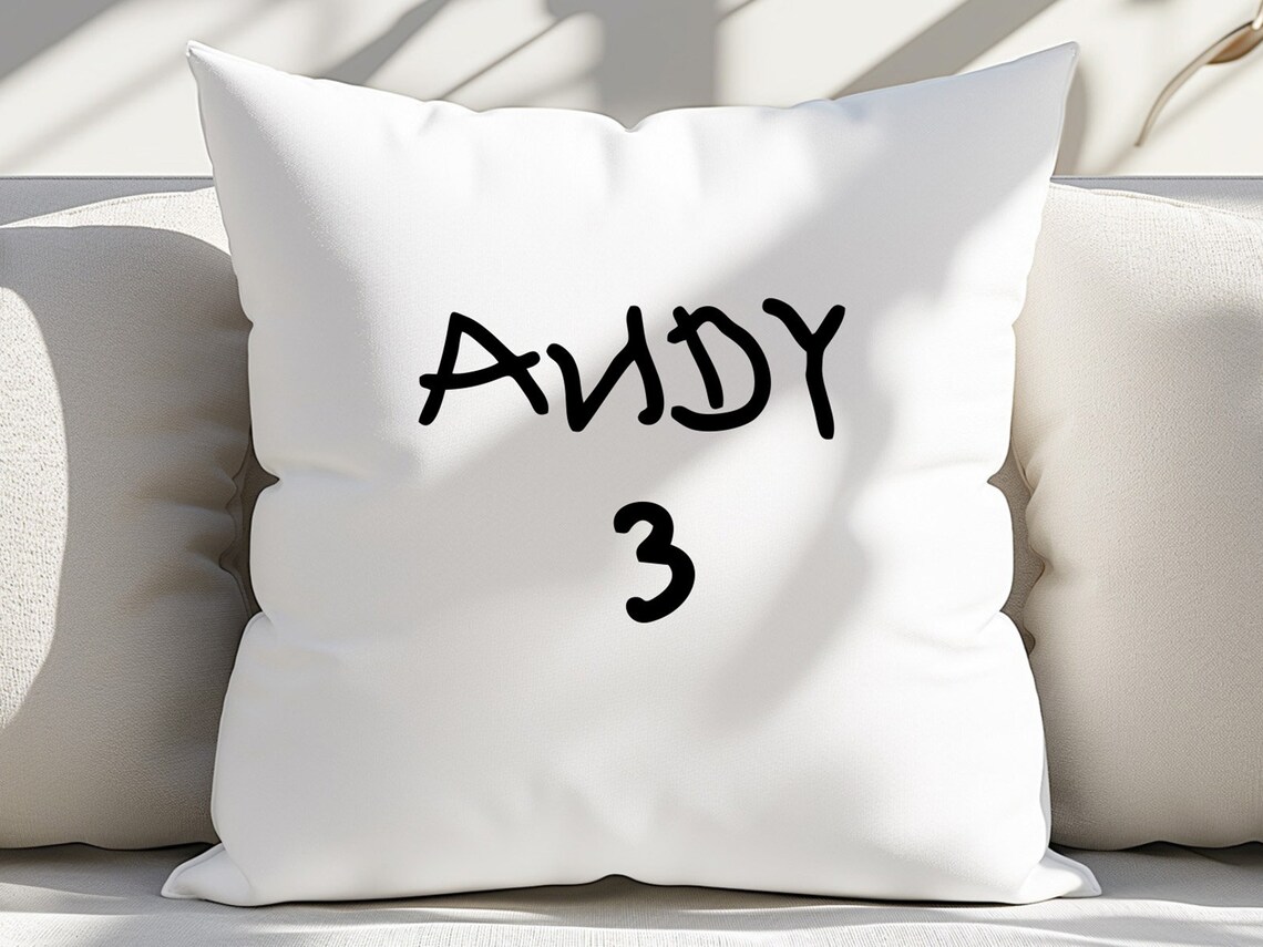 ANDY Toy Story Font Svg Andy Alphabet Andy Toy Story Alphabet for ...