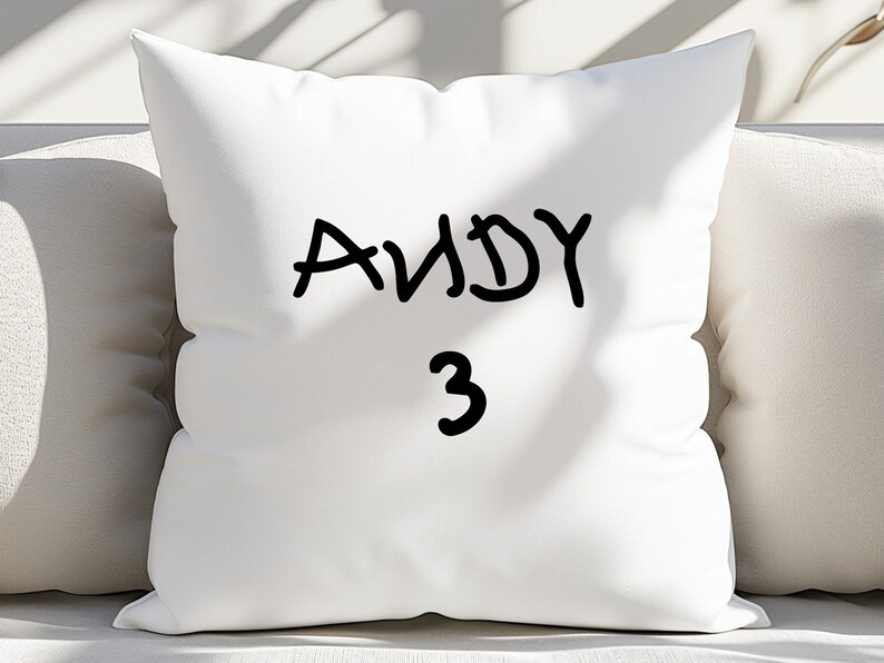 ANDY Toy Story Font Svg Andy Alphabet Andy Toy Story Alphabet for ...