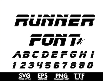 Racing Font Speed Racing Alphabet SVG Cricut Silhouette Font Sport Race ...