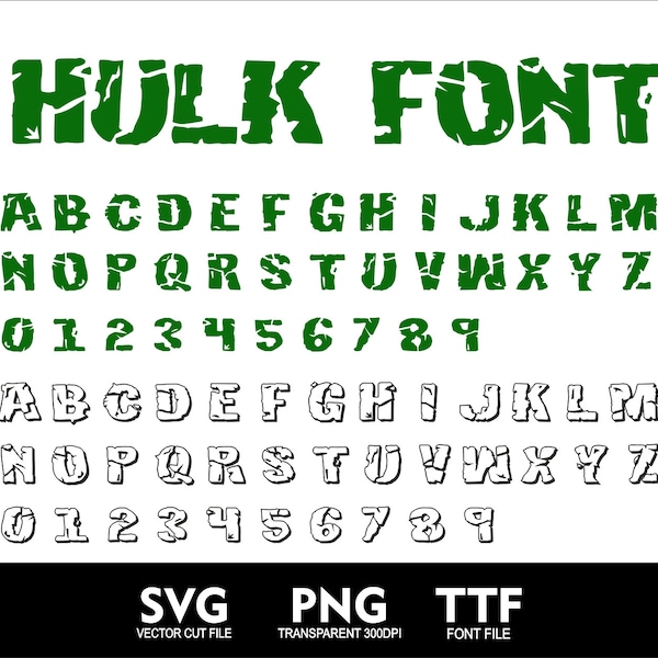 Hulk Svg - Etsy