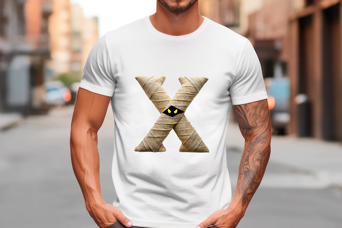 Halloween Mummy Alphabet 3d Font PNG Letters Mummy Letters and Numbers ...