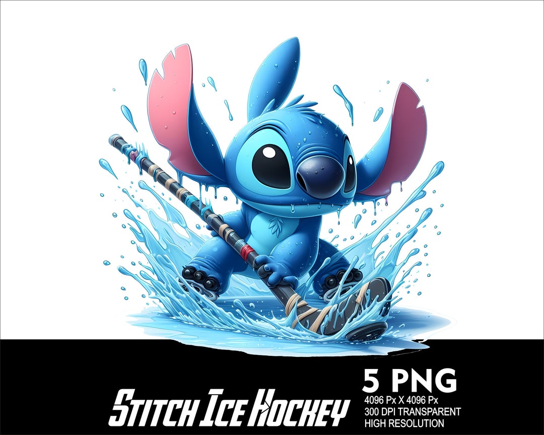 5 PNG Ice Hockey Stitch Splash and Watercolor Transparent PNG File for ...