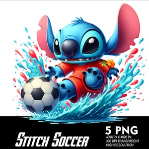5 PNG Soccer Stitch Splash and Watercolor Transparent PNG File for ...