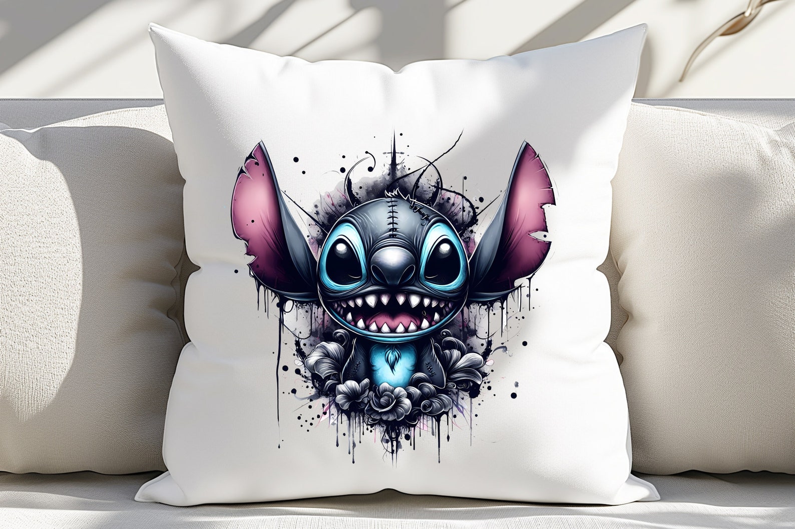 5 PNG Gothic Stitch PNG Dark Stitch Design Splash and Watercolor ...